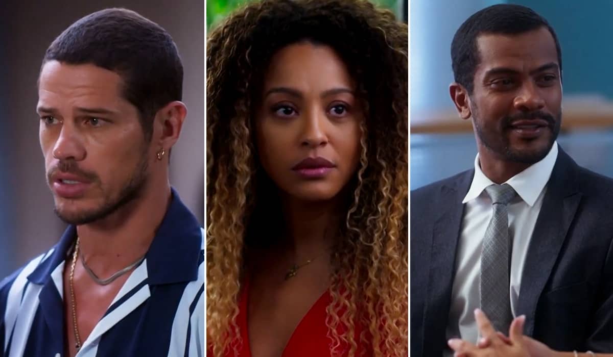 Lui fica enciumado ao ver Sol e Ben juntos em Vai na Fé